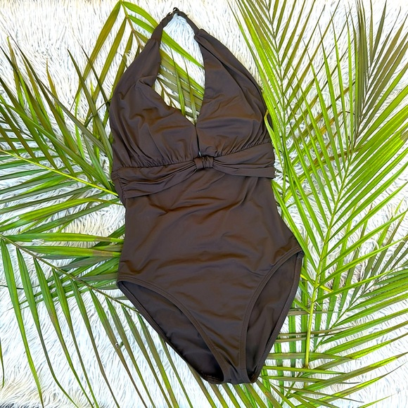 La Blanca | Swim | La Blanca One Piece Brown Swimsuit Bathing Suit ...